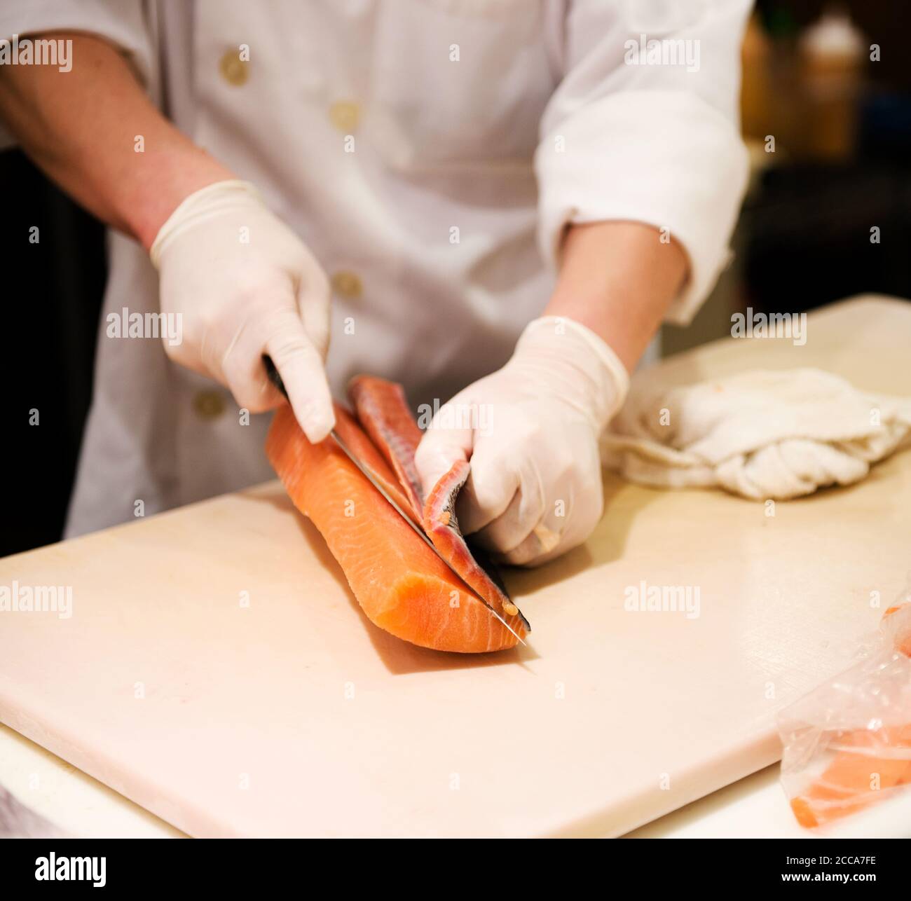 Salmon cut hi-res stock photography and images - Alamy