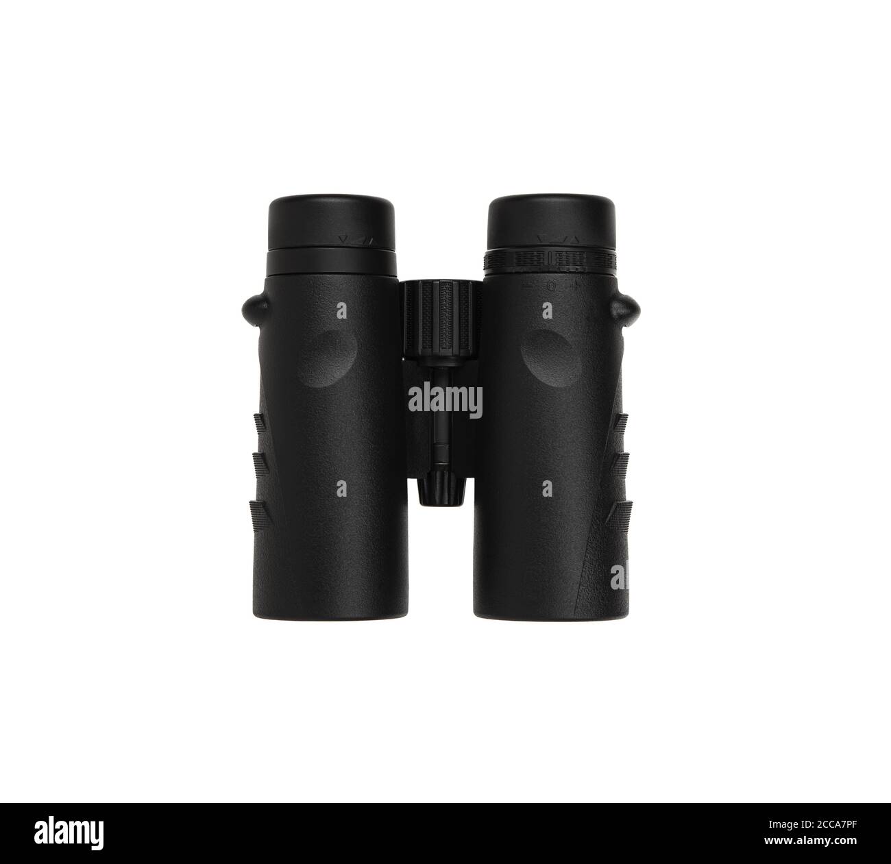 Modern binoculars isolate on white background. Surveillance device ...