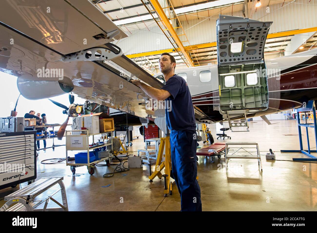 Aircraft production of the Socata TBM 900 and 950 in the aircraft ...