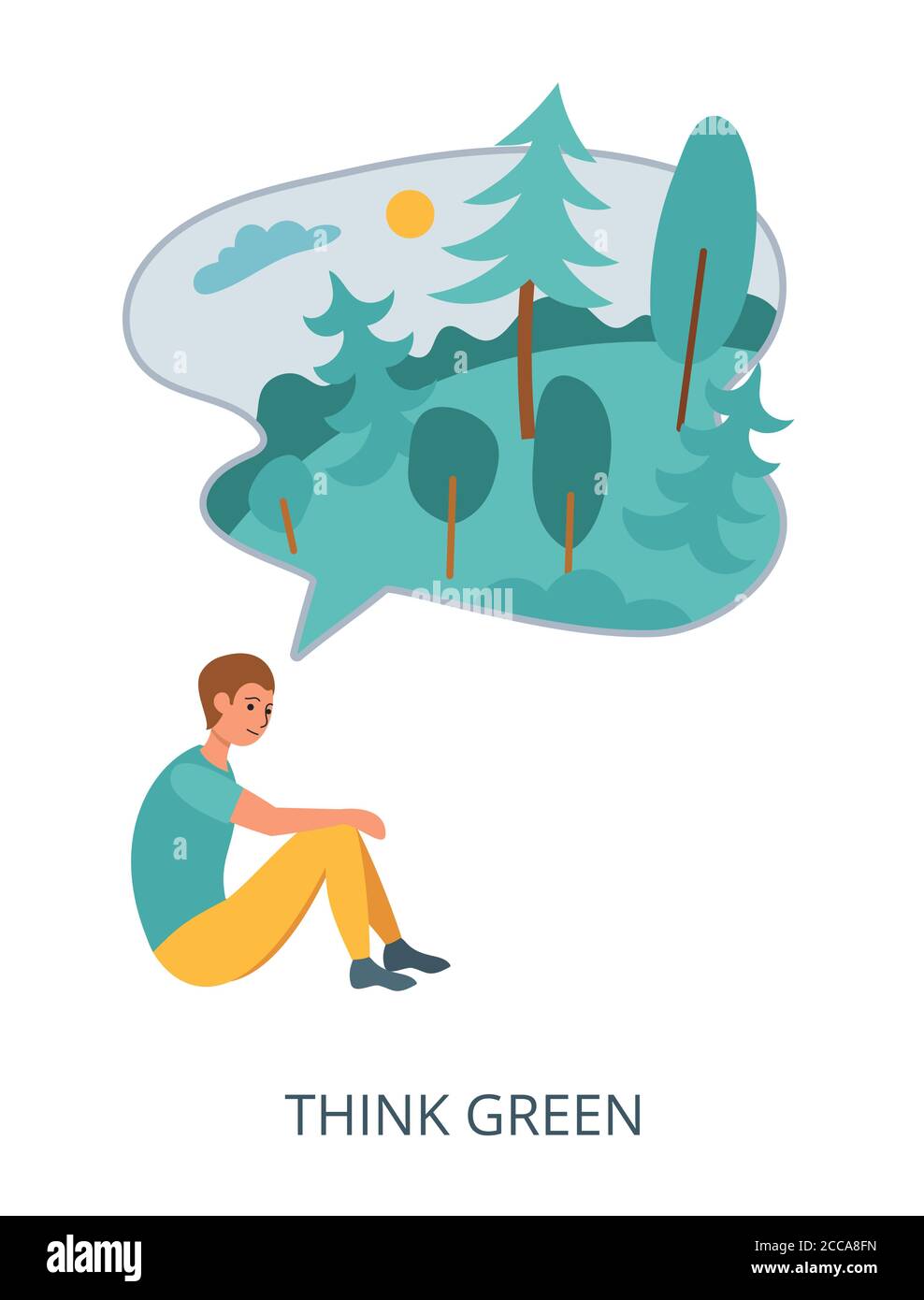 Green energy ecological concept Stock Vector Images - Alamy