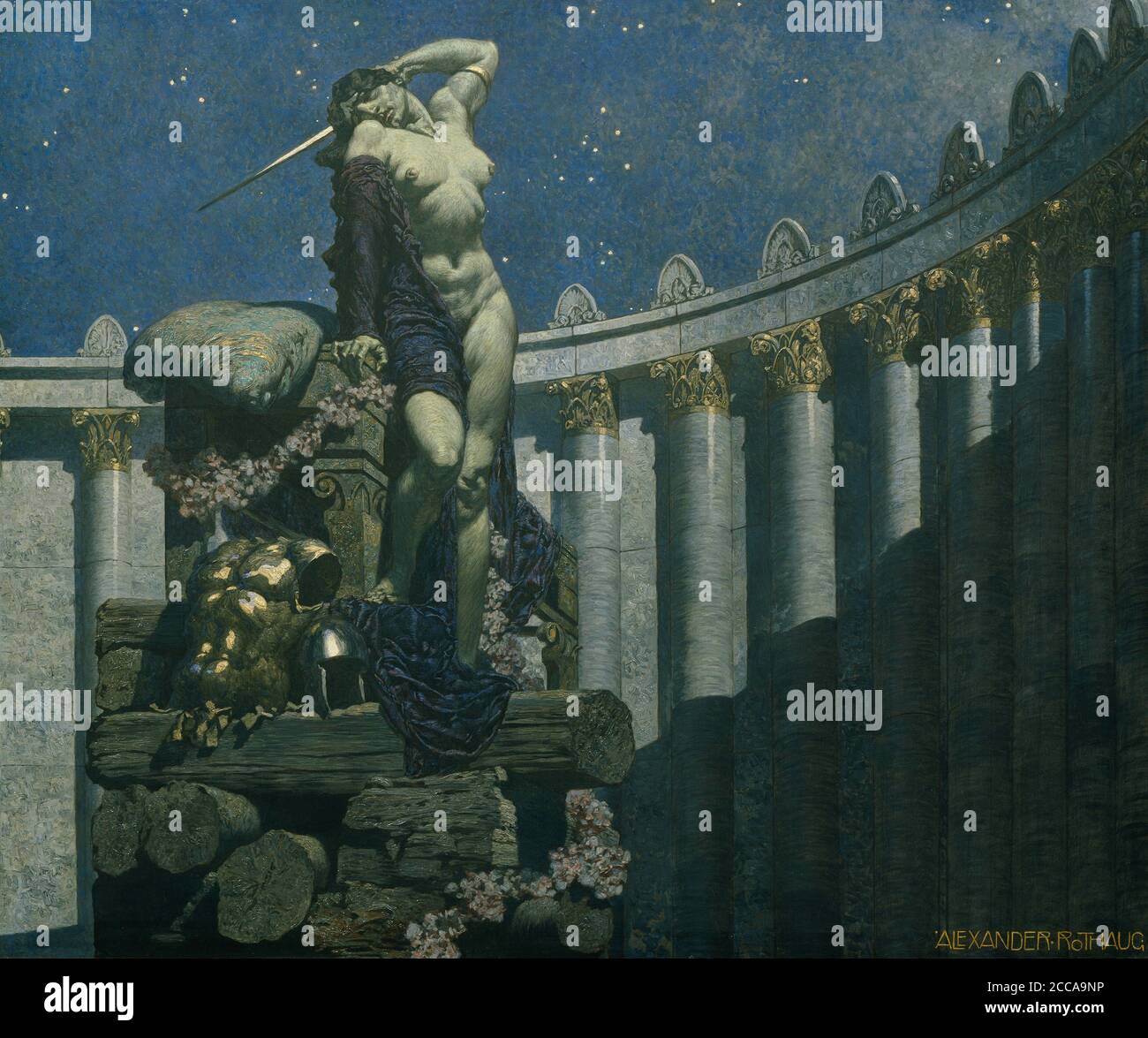 Dido At The Stake. Museum: Österreichische Galerie Belvedere, Vienna ...