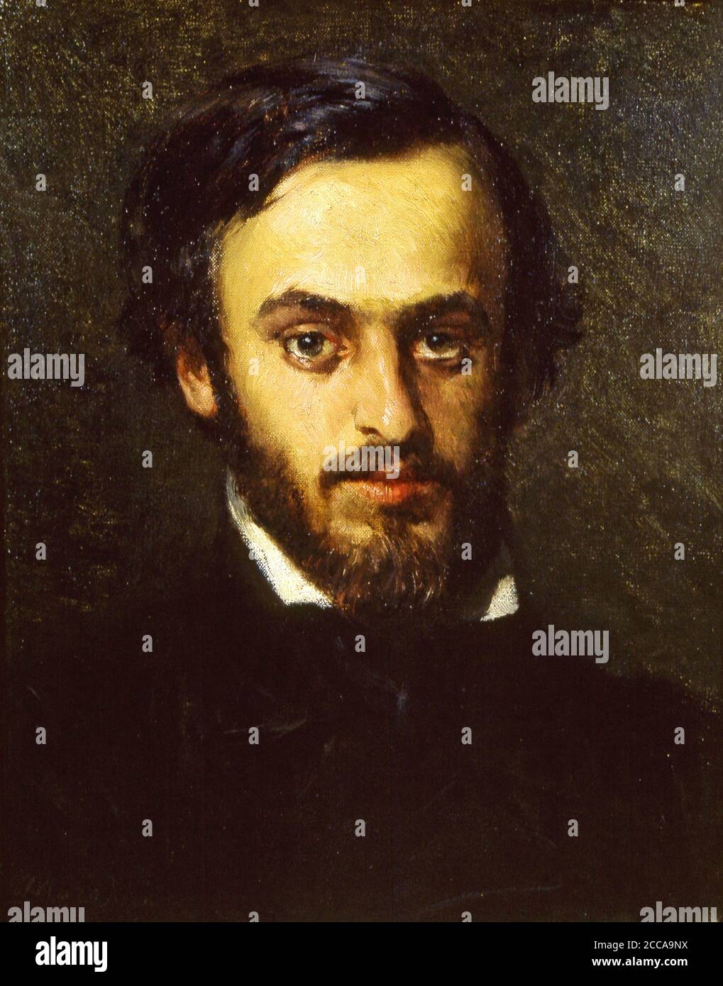 Portrait of Emilio Villari (1836-1904). Museum: Galleria nazionale d ...