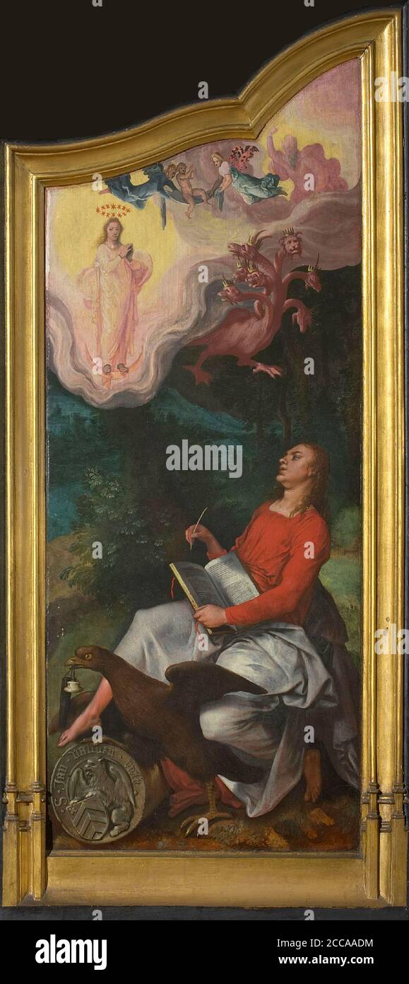 Jan van der Biest Triptych (right panel). Museum: Maagdenhuismuseum ...