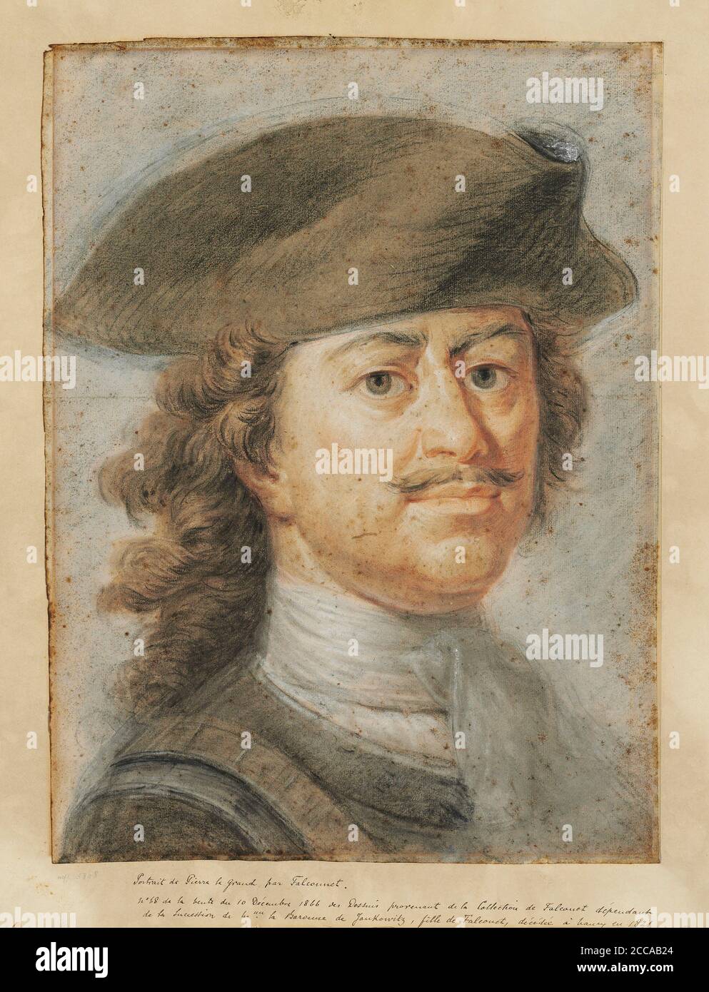 Portrait of Emperor Peter I the Great (1672-1725). Museum: PRIVATE ...