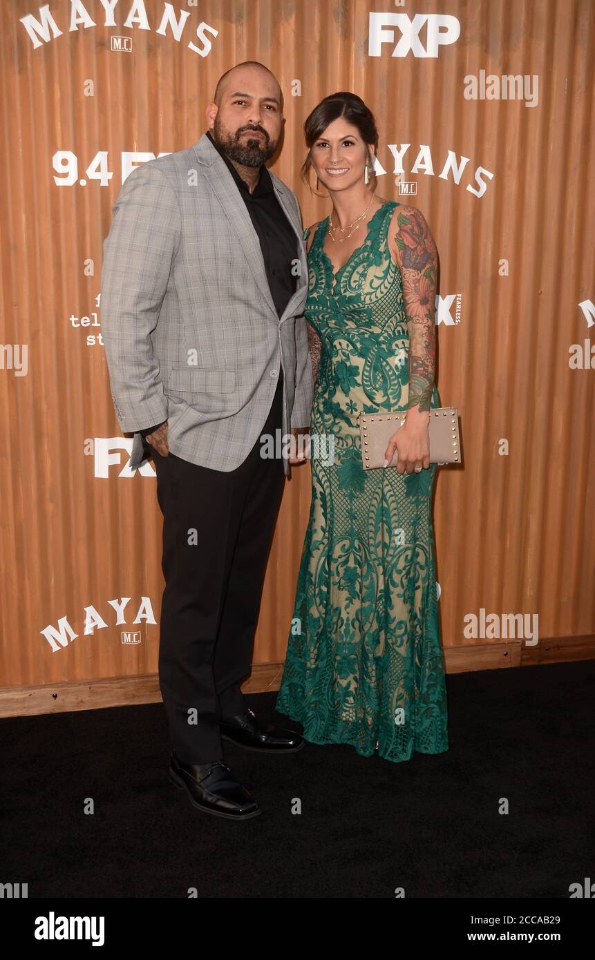 LOS ANGELES - AUG 28: Vincent Rocco Vargas at the Mayans M.C. Red ...