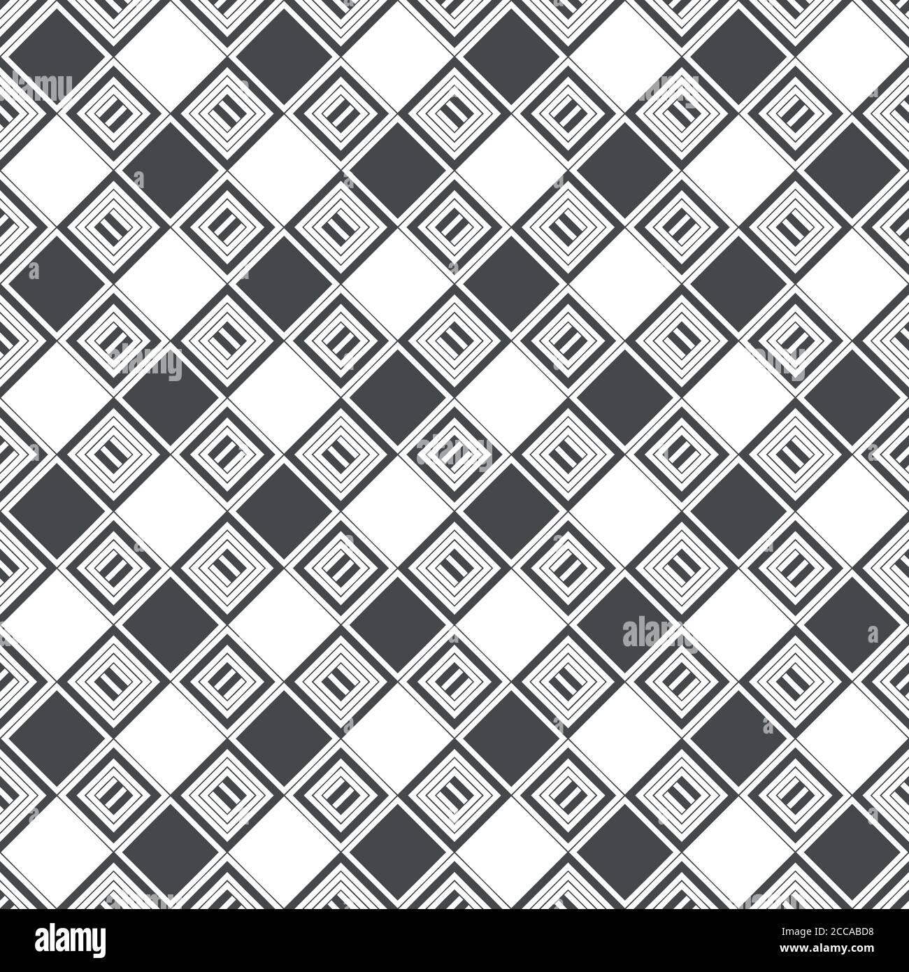 Seamless pattern. Modern stylish texture. Checkered background ...