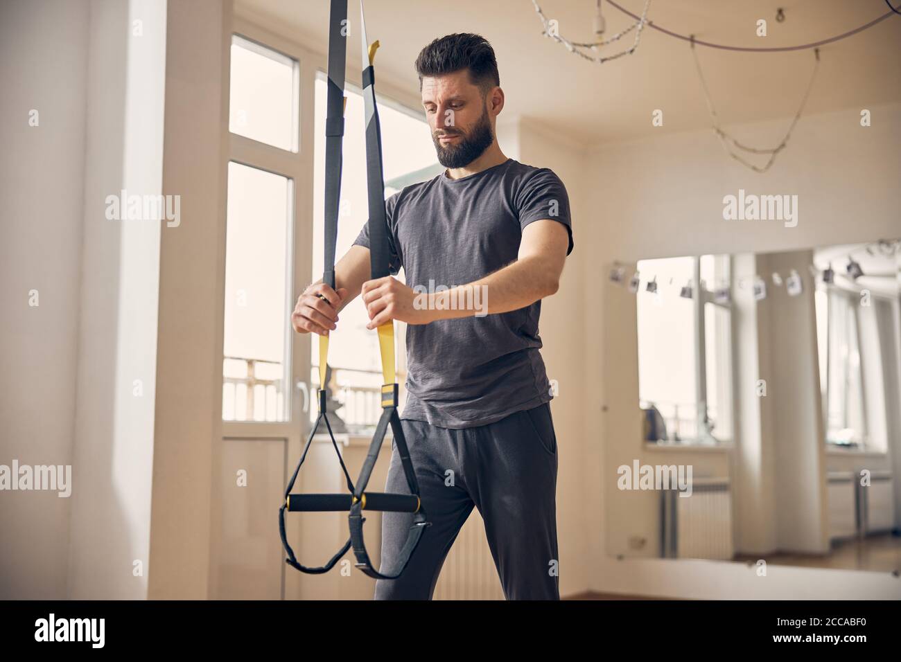 Focused strength training close hi-res stock photography and images - Alamy