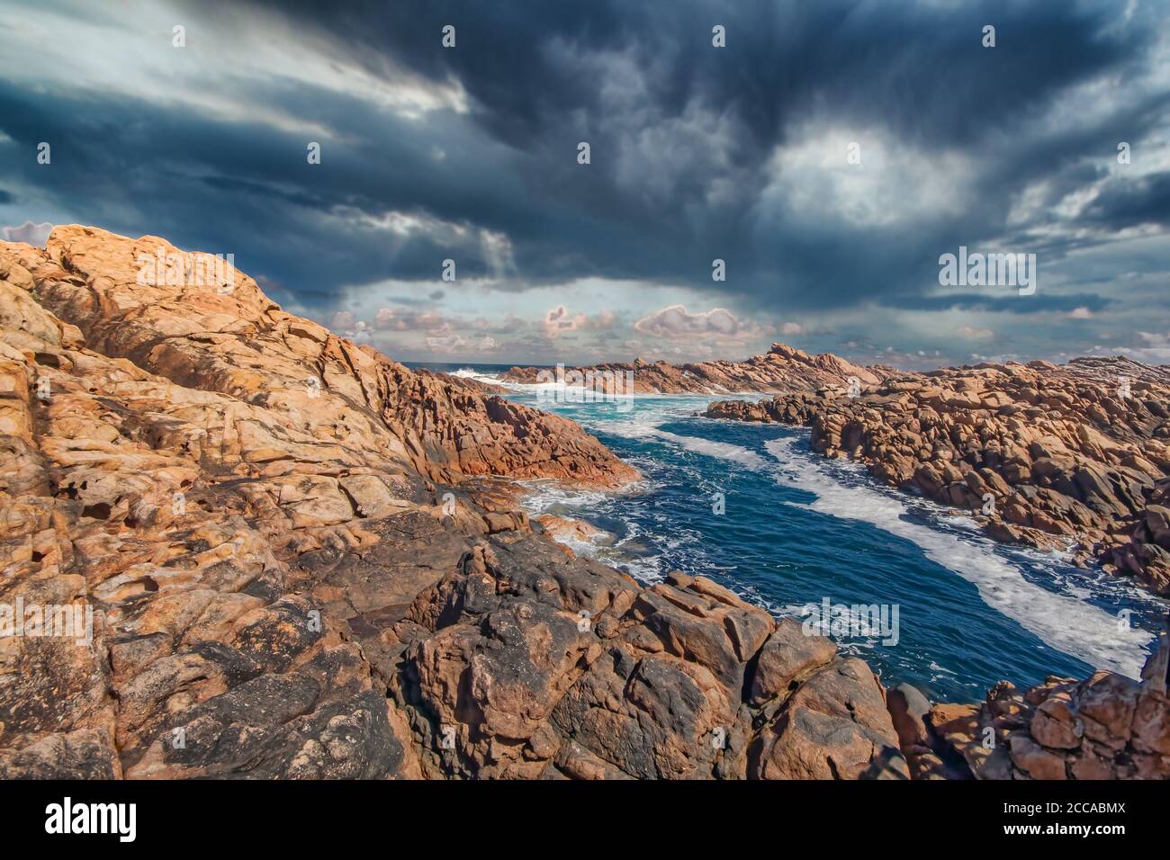 Yallingup Canal Rocks in Western Australia Stock Photo - Alamy
