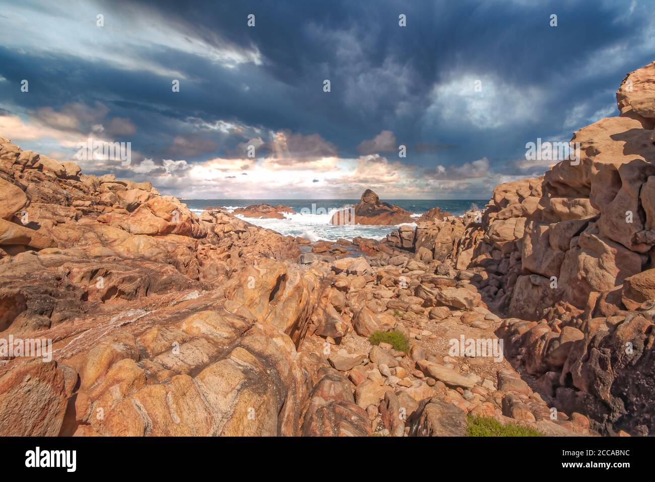 Yallingup Canal Rocks in Western Australia Stock Photo - Alamy
