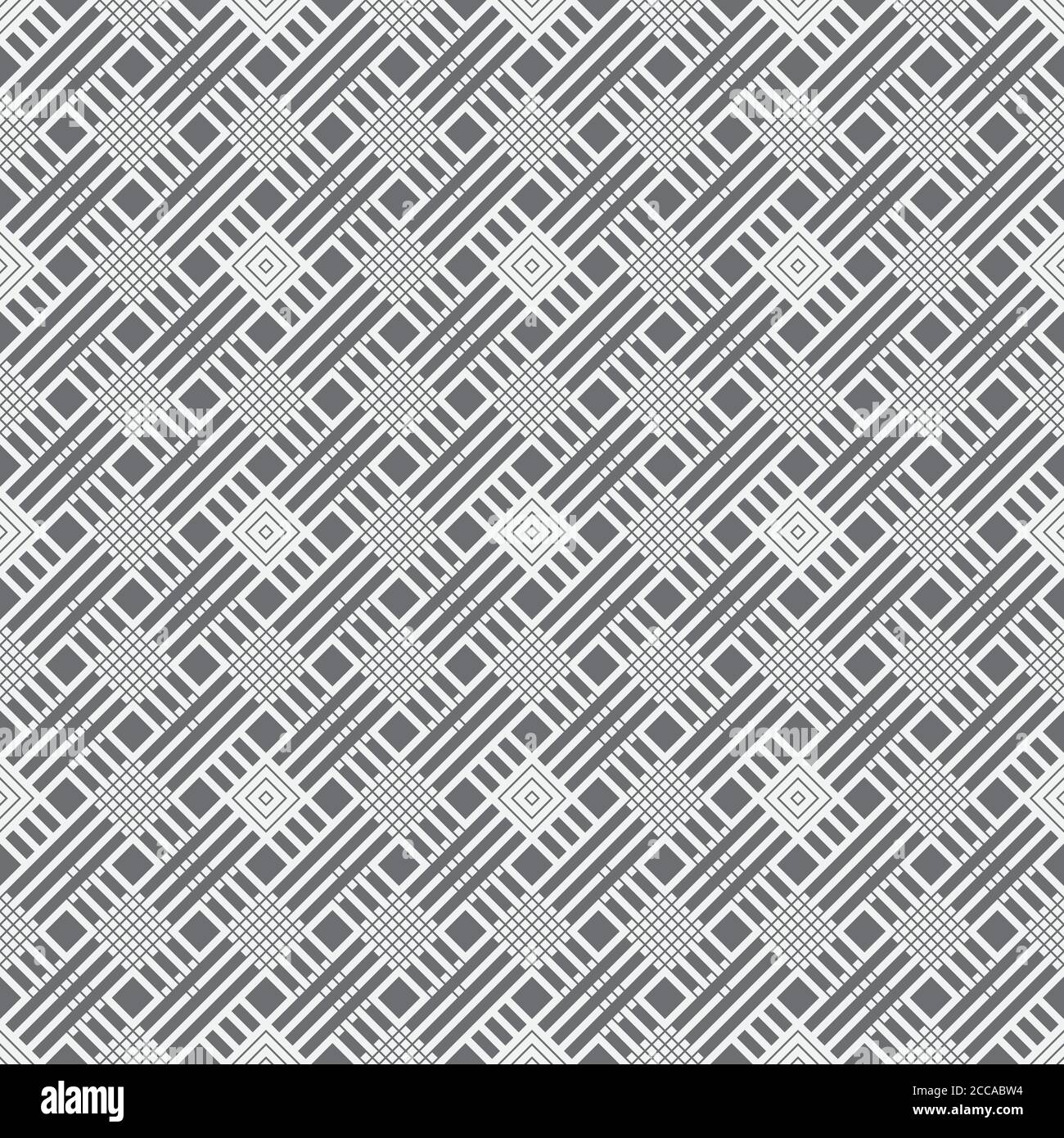 Seamless pattern. Modern stylish texture. Regularly repeating geometrical tiles with outline ...