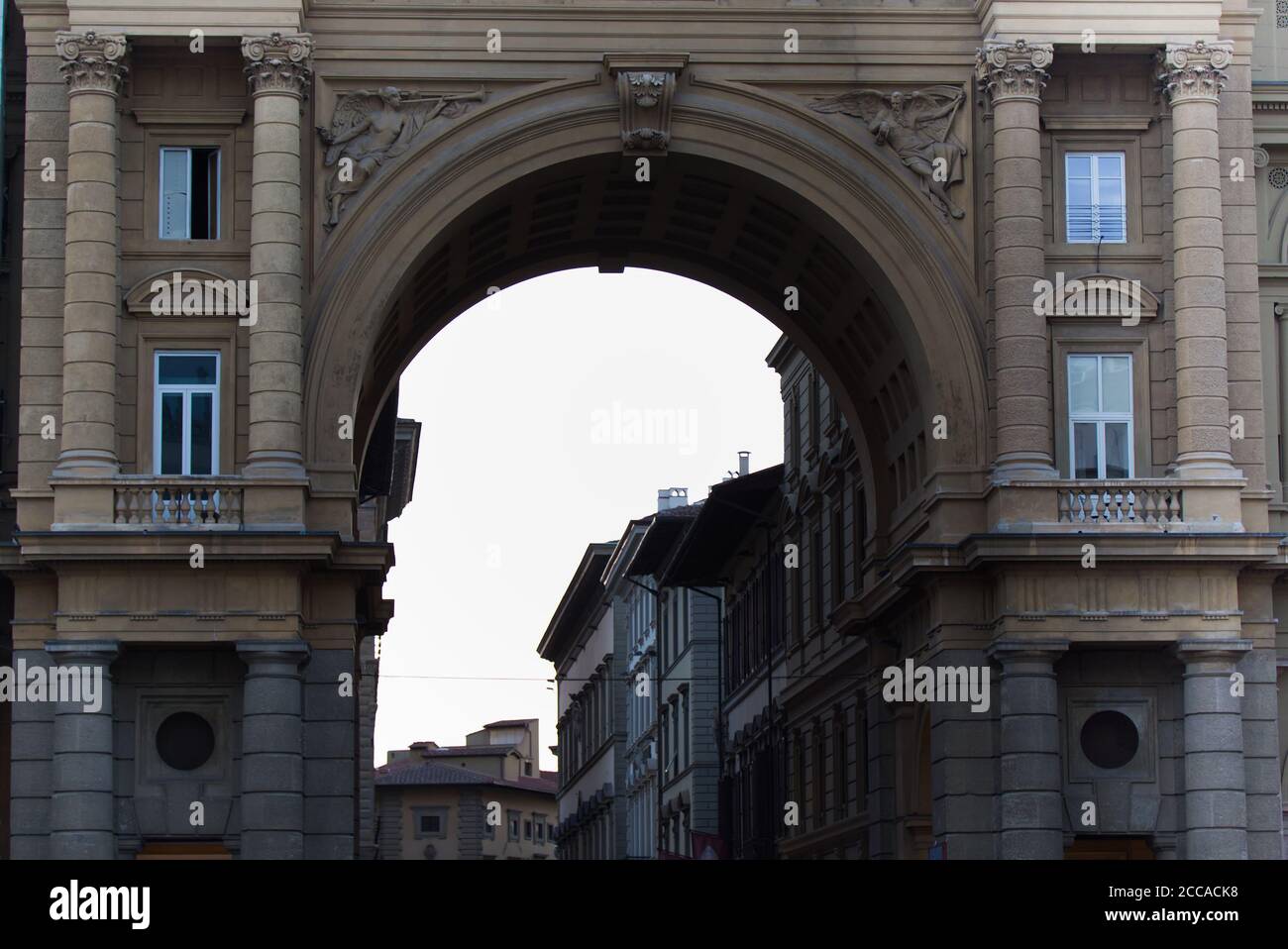 View of ancient palace in Florence Stock Photo - Alamy