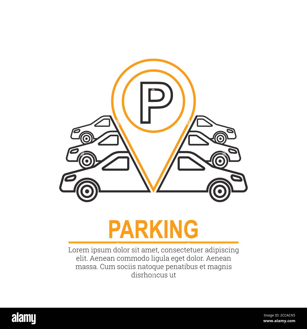 Parked vector vectors hi-res stock photography and images - Alamy