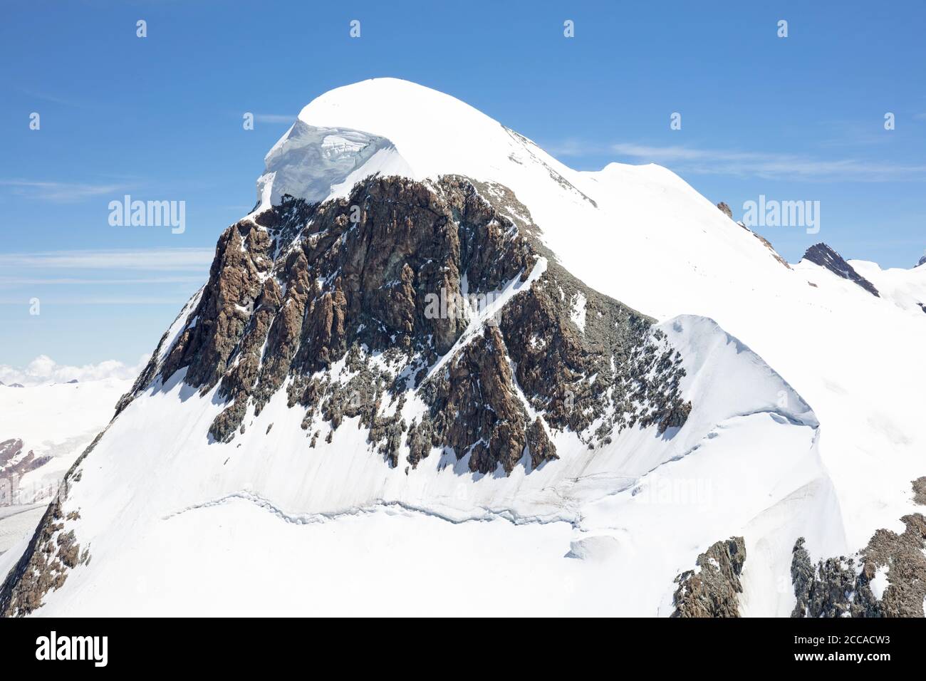 Amazing panorama from matterhorn glacier paradise, Alps, Switzerland ...