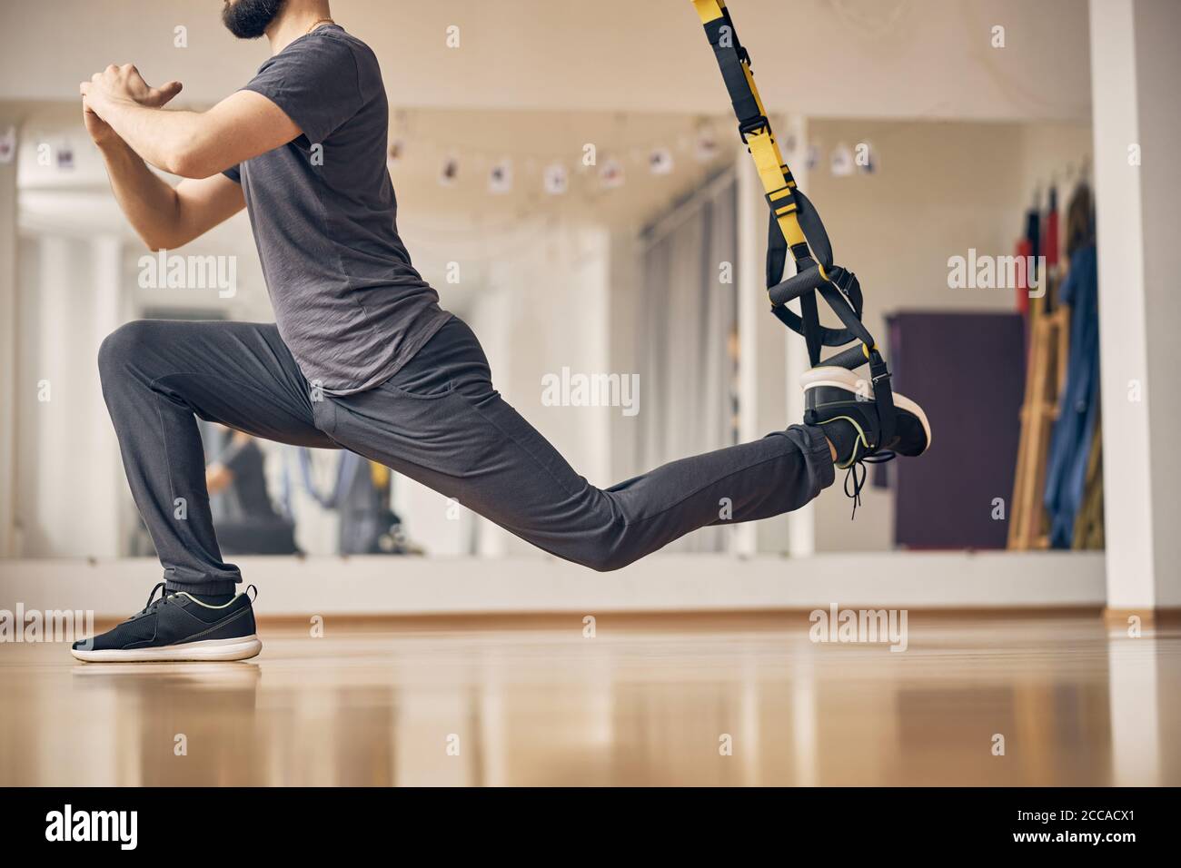Trx workout hi-res stock photography and images - Alamy
