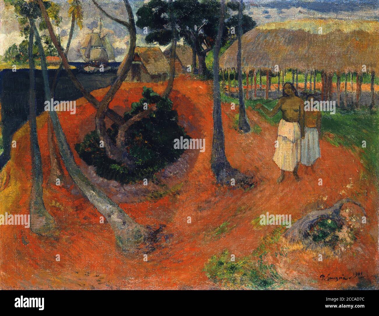 Paul gauguin tahiti landscape hi-res stock photography and images - Alamy