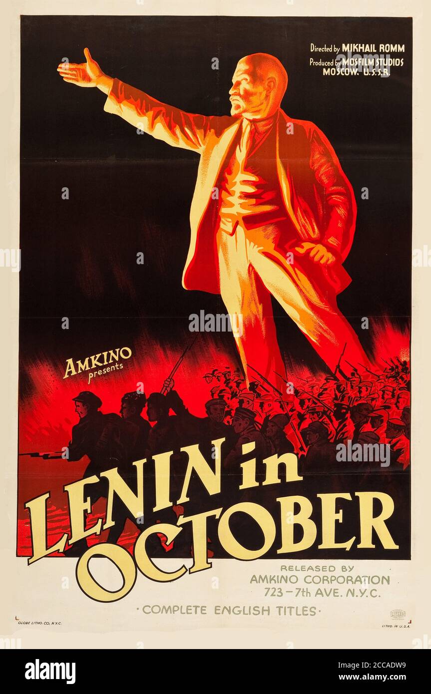 Poster lenin hi-res stock photography and images - Alamy