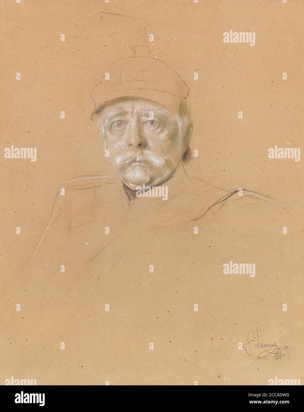 Portrait of Otto von Bismarck (1815-1898). Museum: PRIVATE COLLECTION ...
