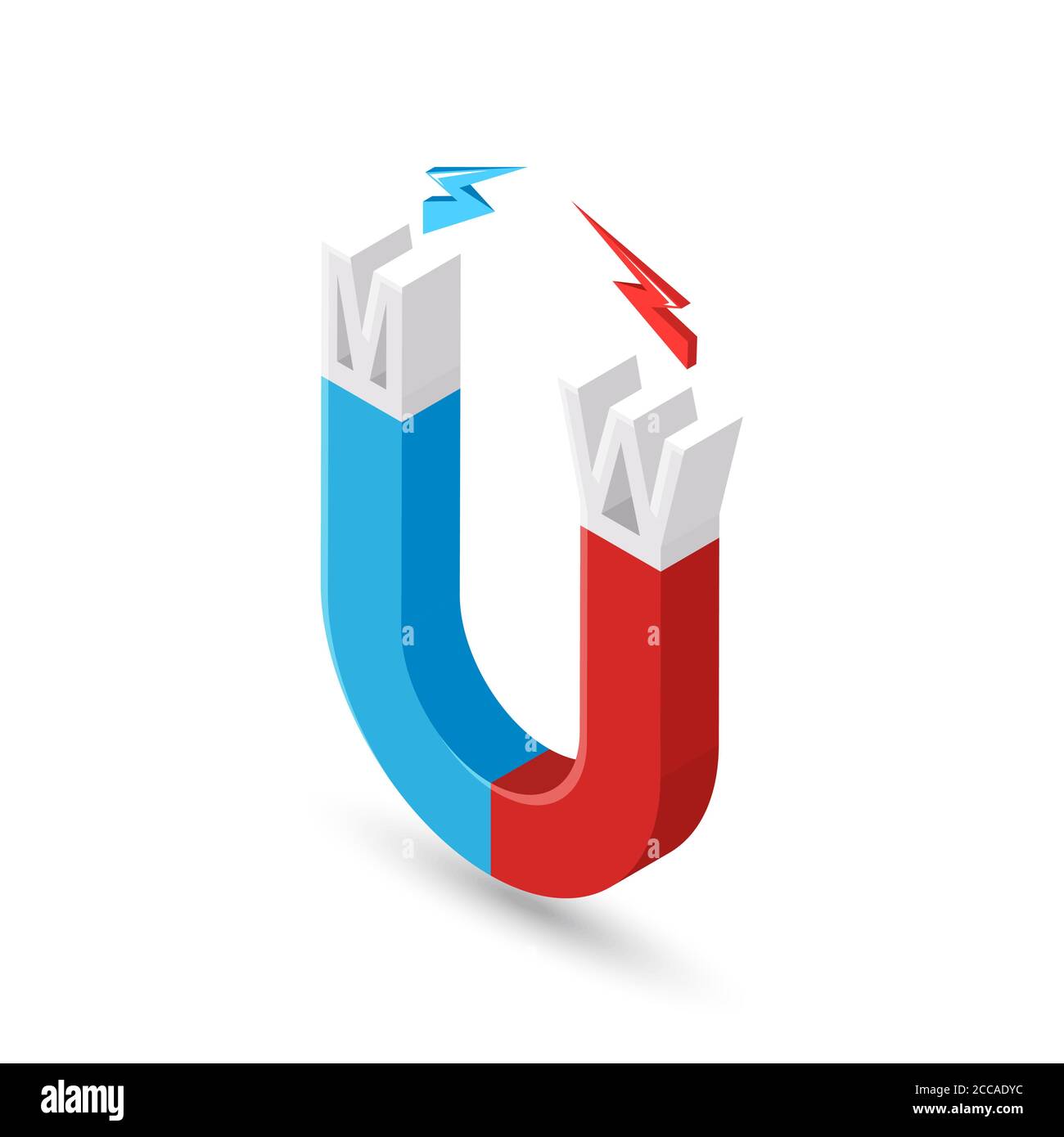 Opposite action Cut Out Stock Images & Pictures - Alamy