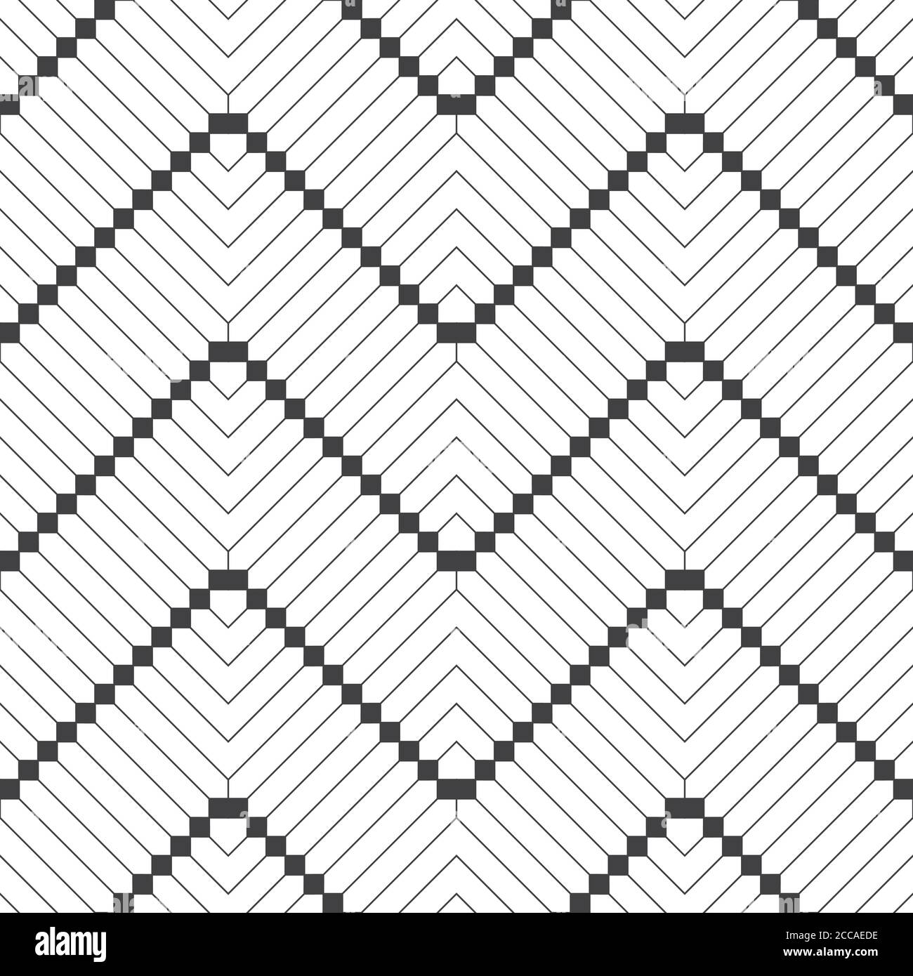 Seamless pattern. Modern elegant texture. Regularly repeating geometrical zigzag shapes with ...