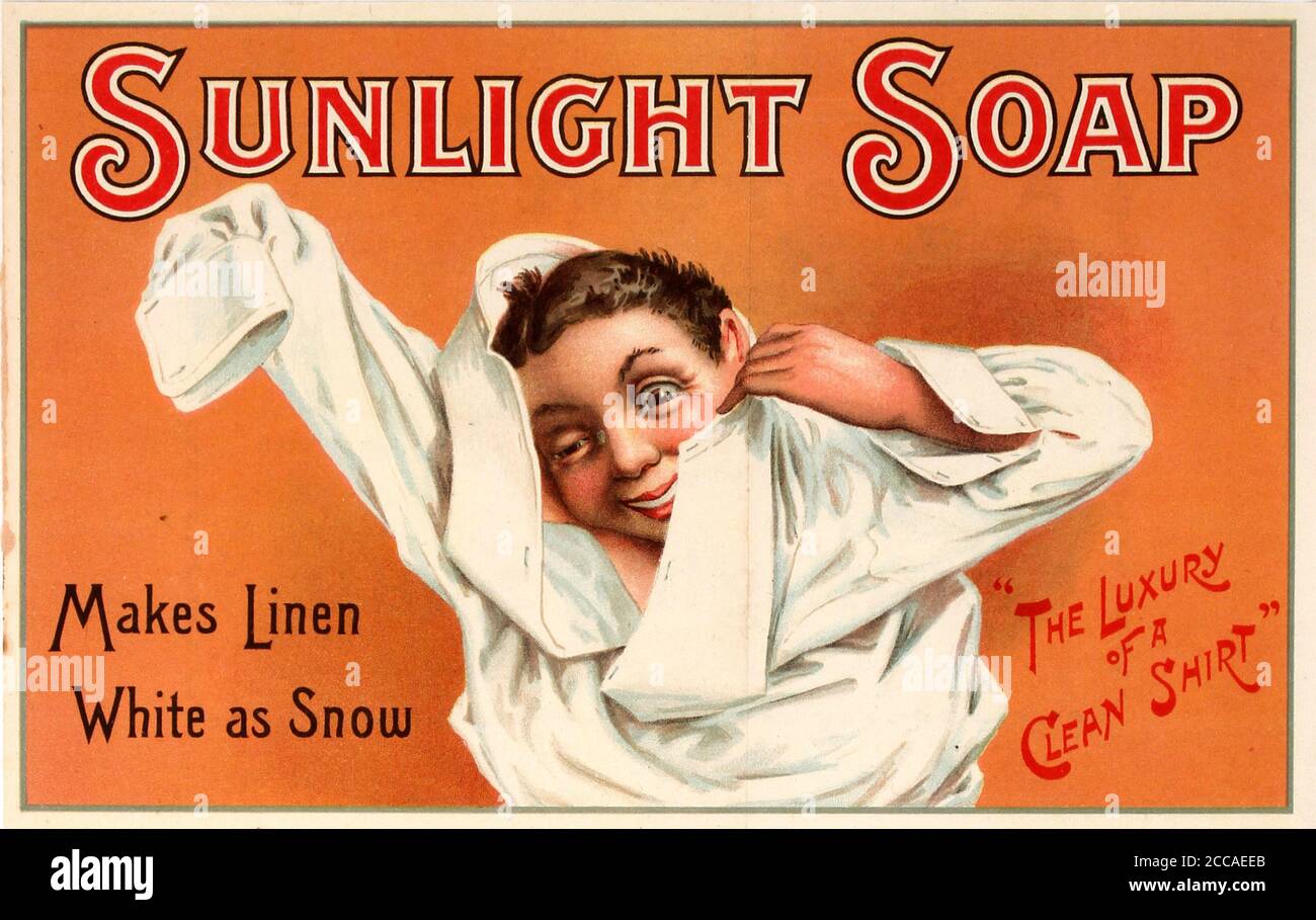 Sunlight soap poster hi-res stock photography and images - Alamy