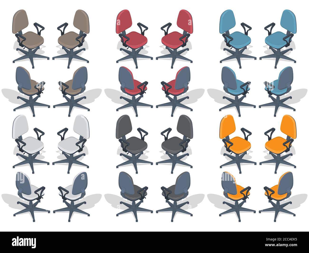 Chair top view icon vector vectors hi-res stock photography and images ...