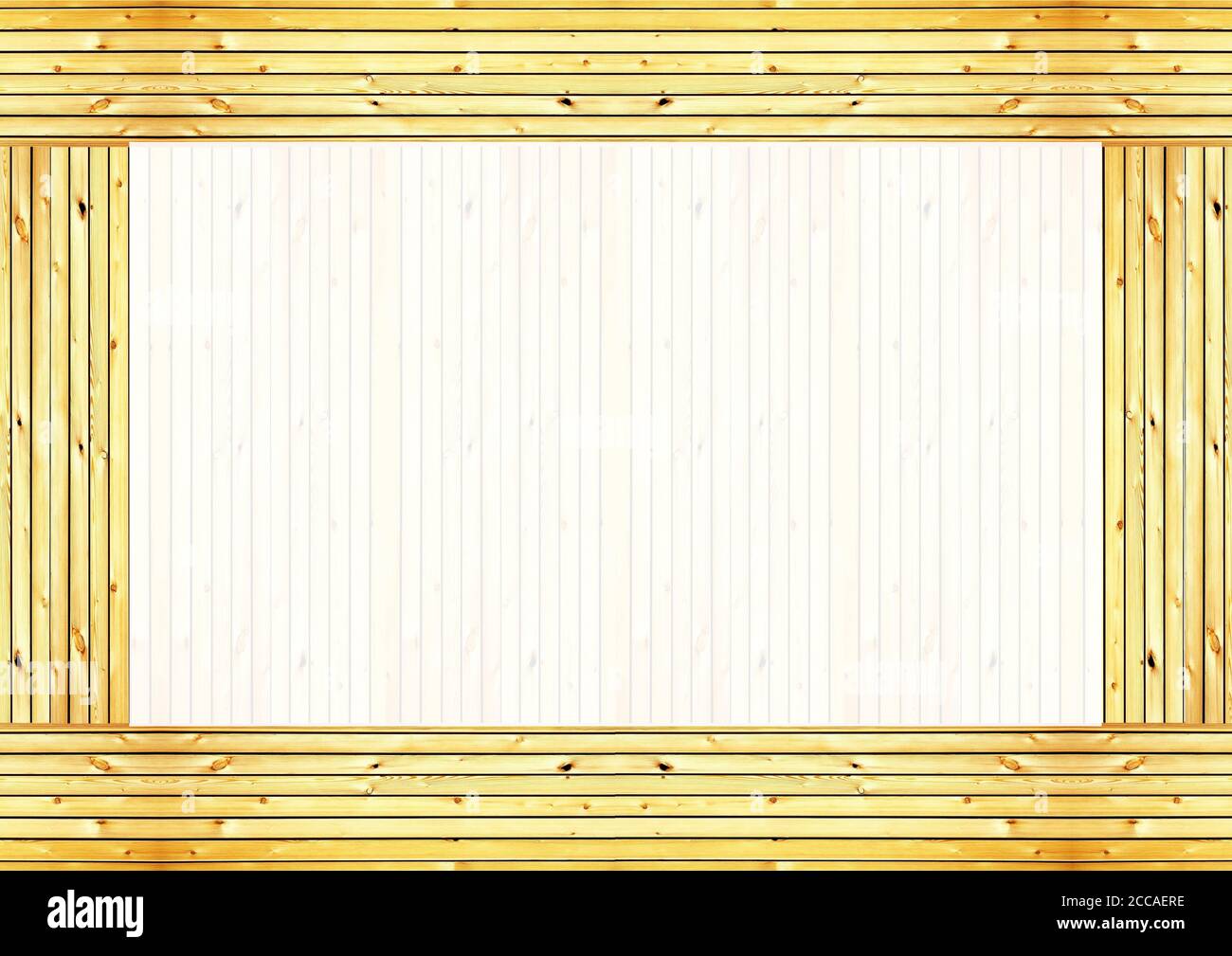 Wooden landscape border design with copy space to just add text Stock ...