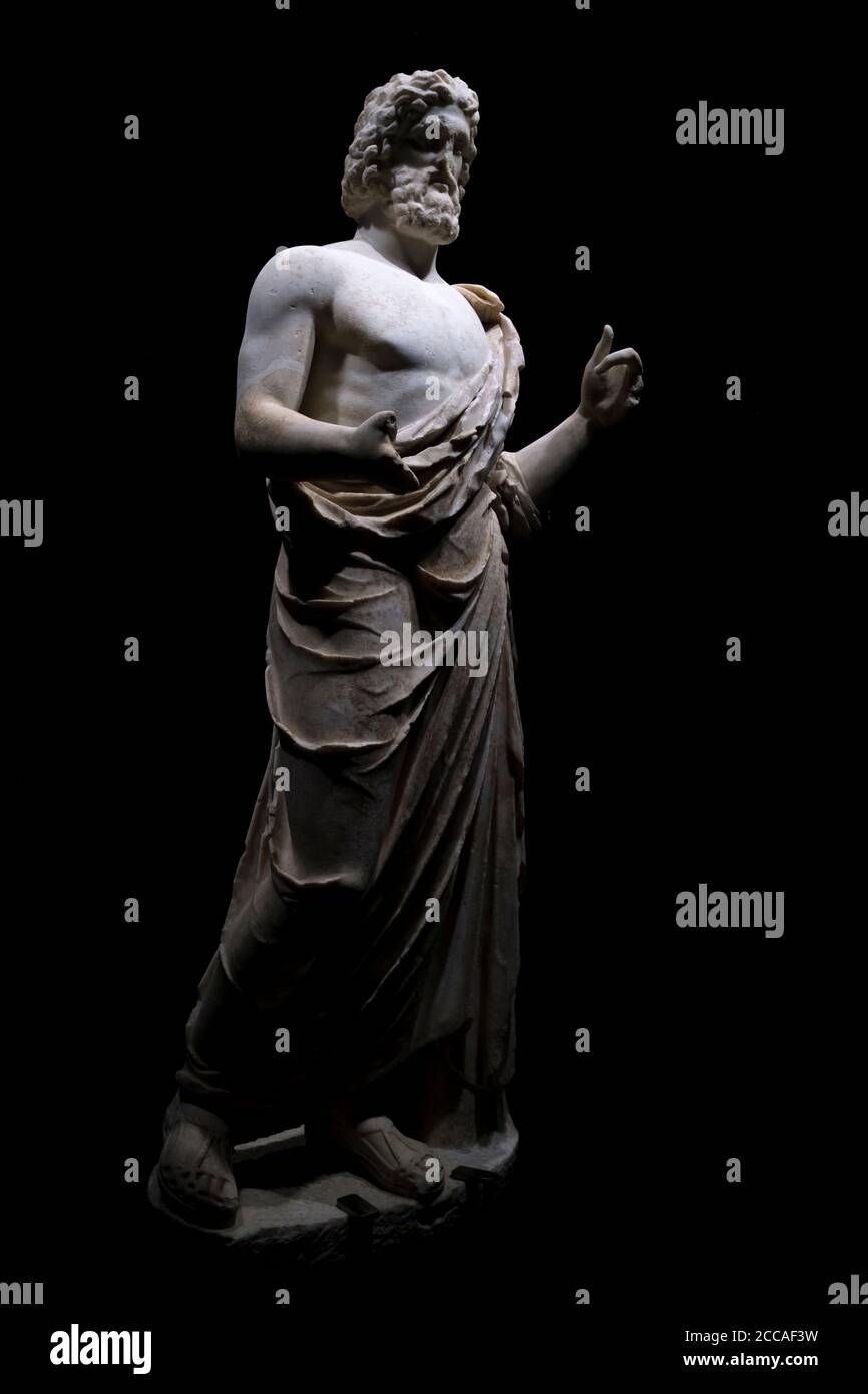 Statue of asclepius hi-res stock photography and images - Alamy