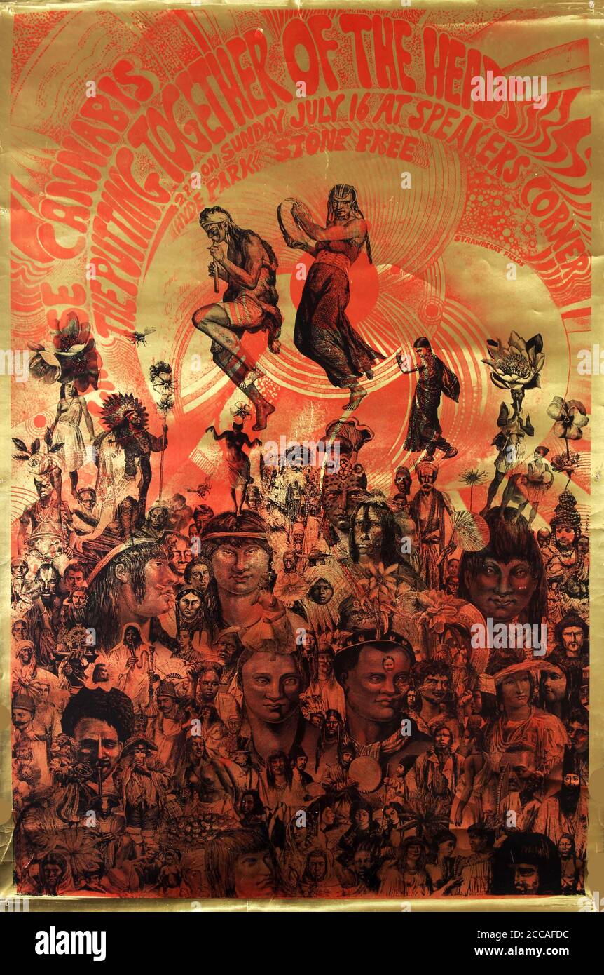 Legalise Cannabis. The putting together of the heads. Museum: PRIVATE ...