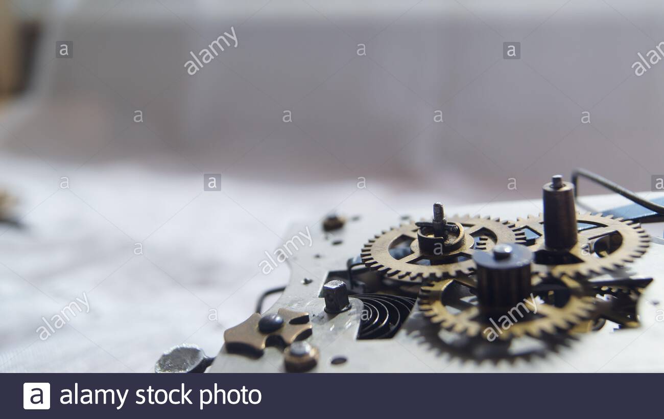 Clockwork Antique Clocks Gears High Resolution Stock Photography and ...