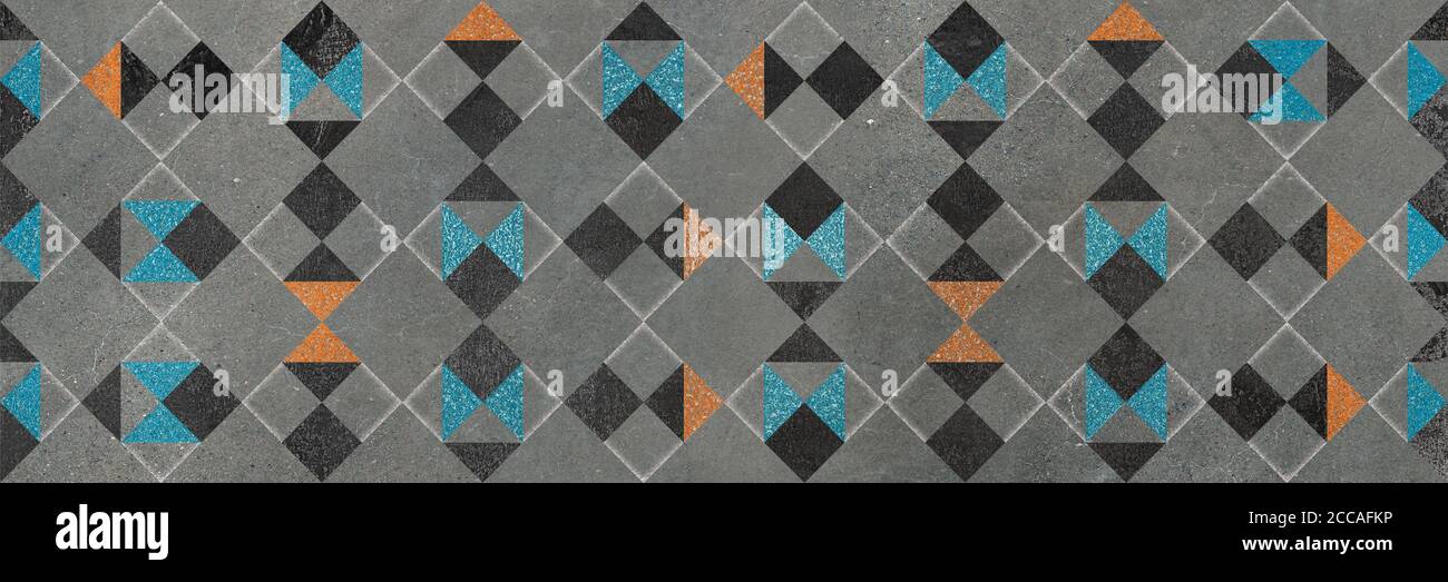 Retro pattern of geometric shapes hi-res stock photography and images ...