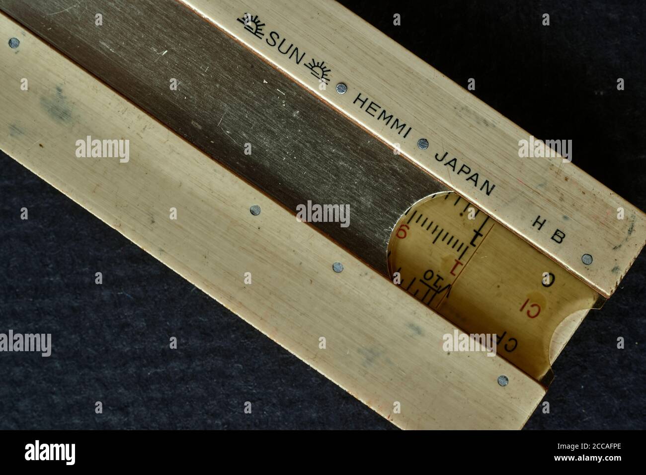 Vintage slide ruler hi-res stock photography and images - Alamy