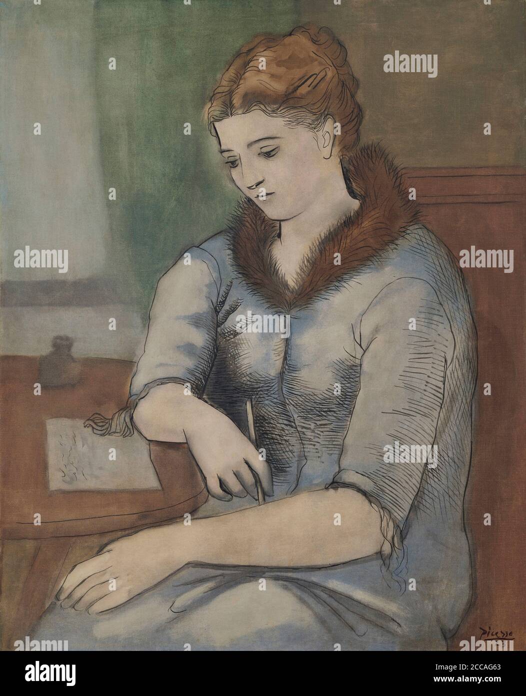 Reading The Letter Pablo Picasso