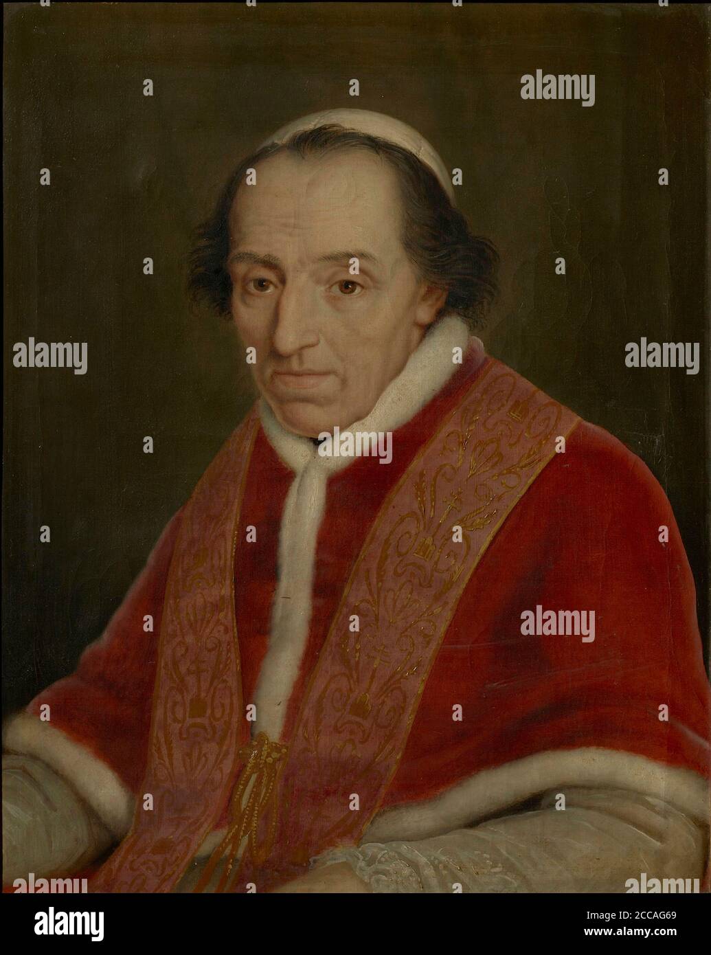 Portrait of the Pope Pius VII (1742-1823). Museum: Grootseminarie ...