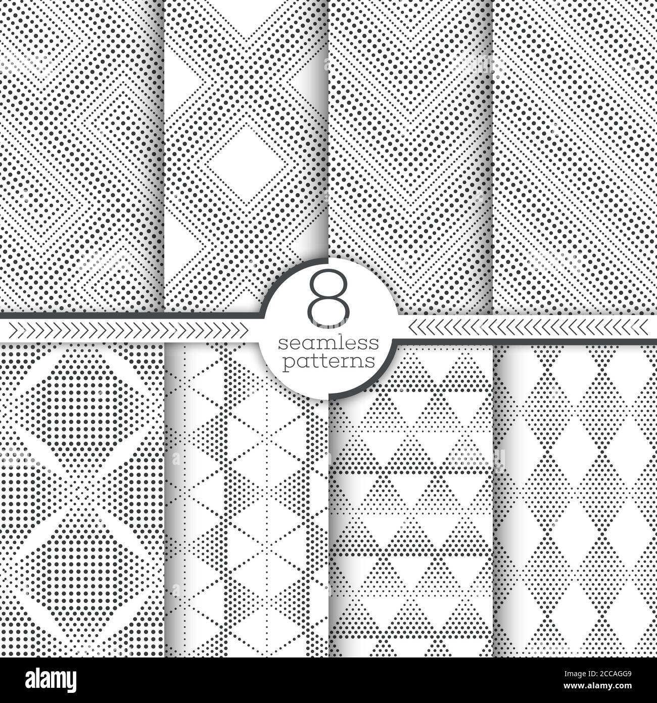 Set halftone patterns hi-res stock photography and images - Alamy