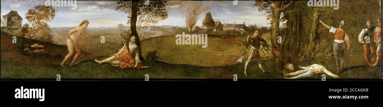 The Legend of Polydoros (The Forest of Polydorus). Museum: Musei Civici ...