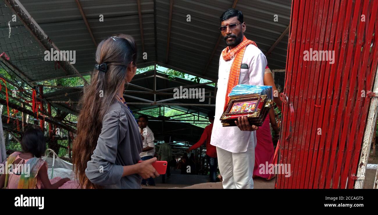DISTRICT SATNA, MAIHAR CITY, INDIA - SEPTEMBER 12, 2019: An asian ...