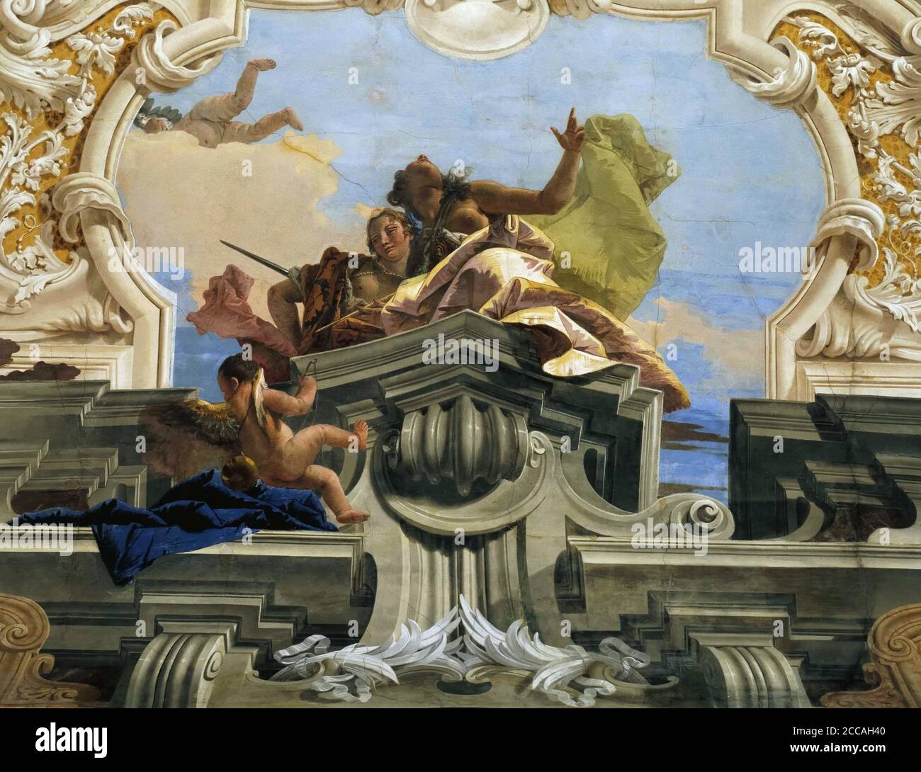 Justice allows Harmony to Triumph. Museum: Palazzo Labia, Venezia ...