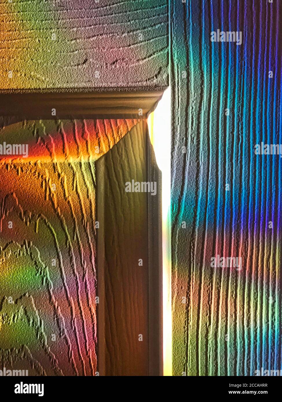 Rainbow Prism effect Stock Photo - Alamy