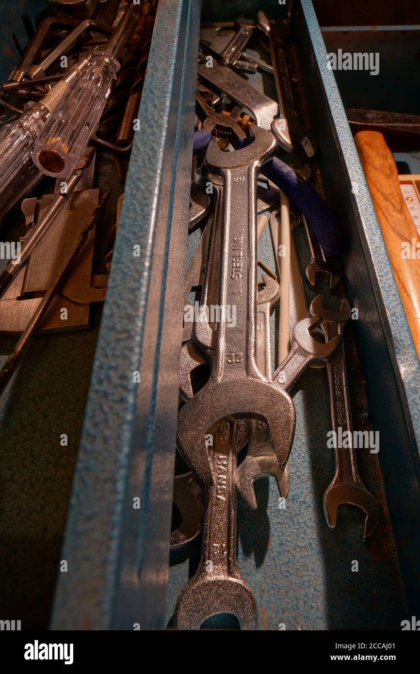 Hammer and other tools hi-res stock photography and images - Alamy