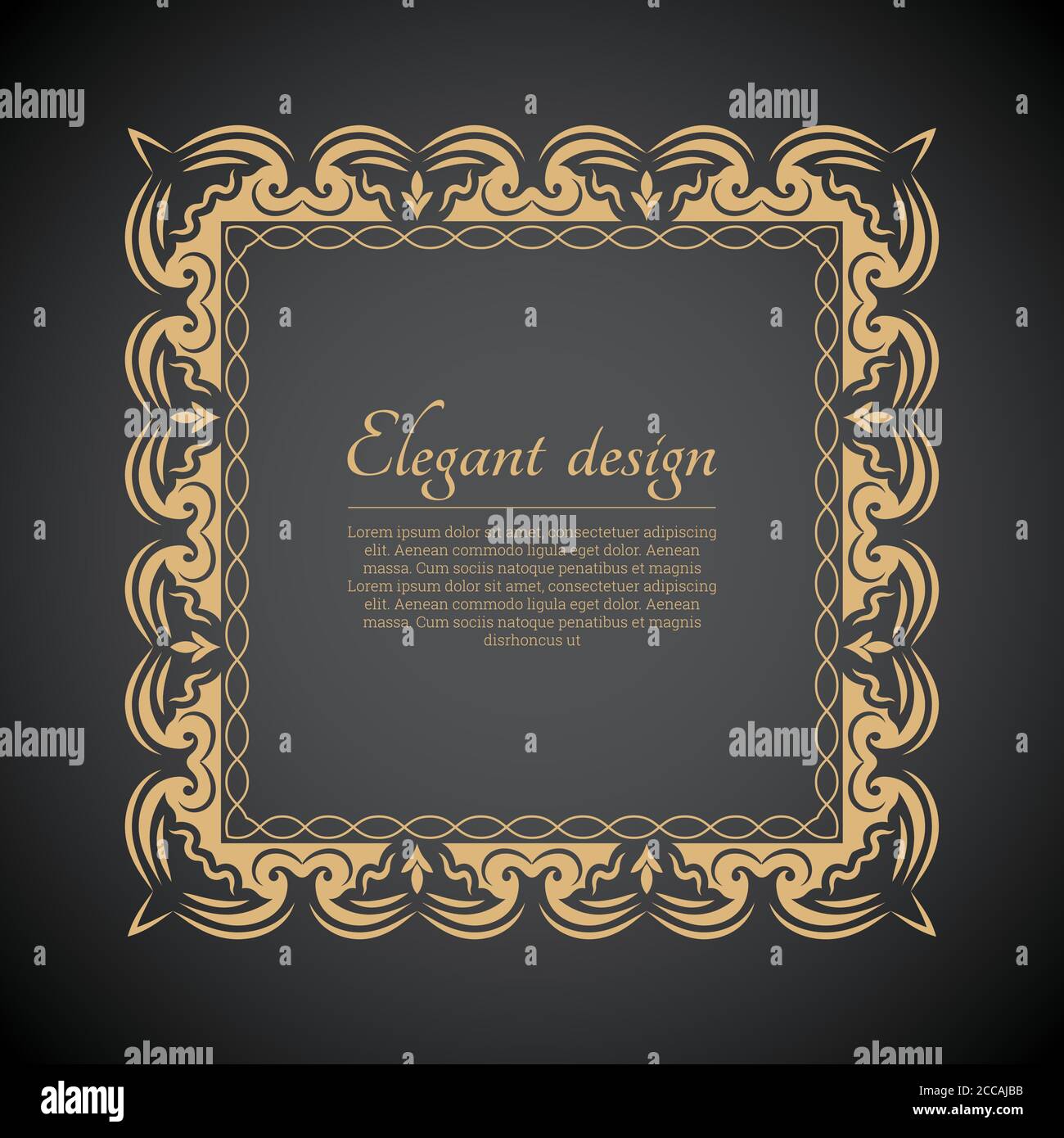 Monogram logo template Stock Vector Images - Alamy