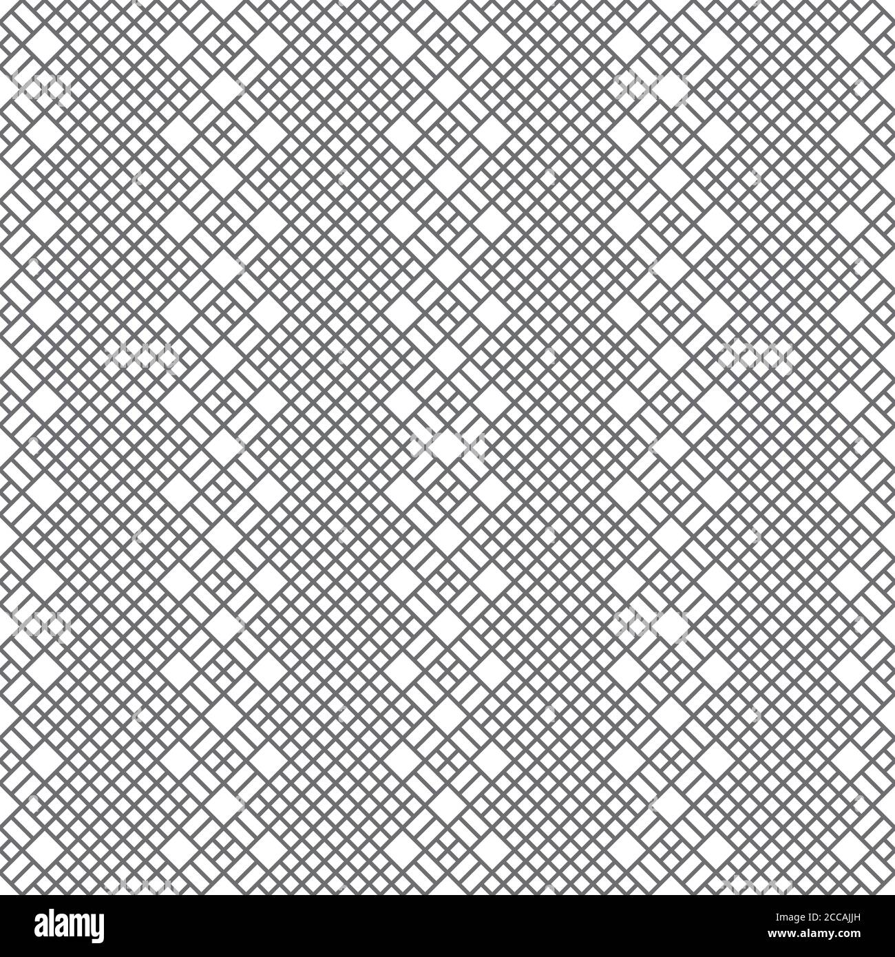 Vector seamless pattern. Trendy geometric texture. Modern linear ornament. Regularly repeating ...