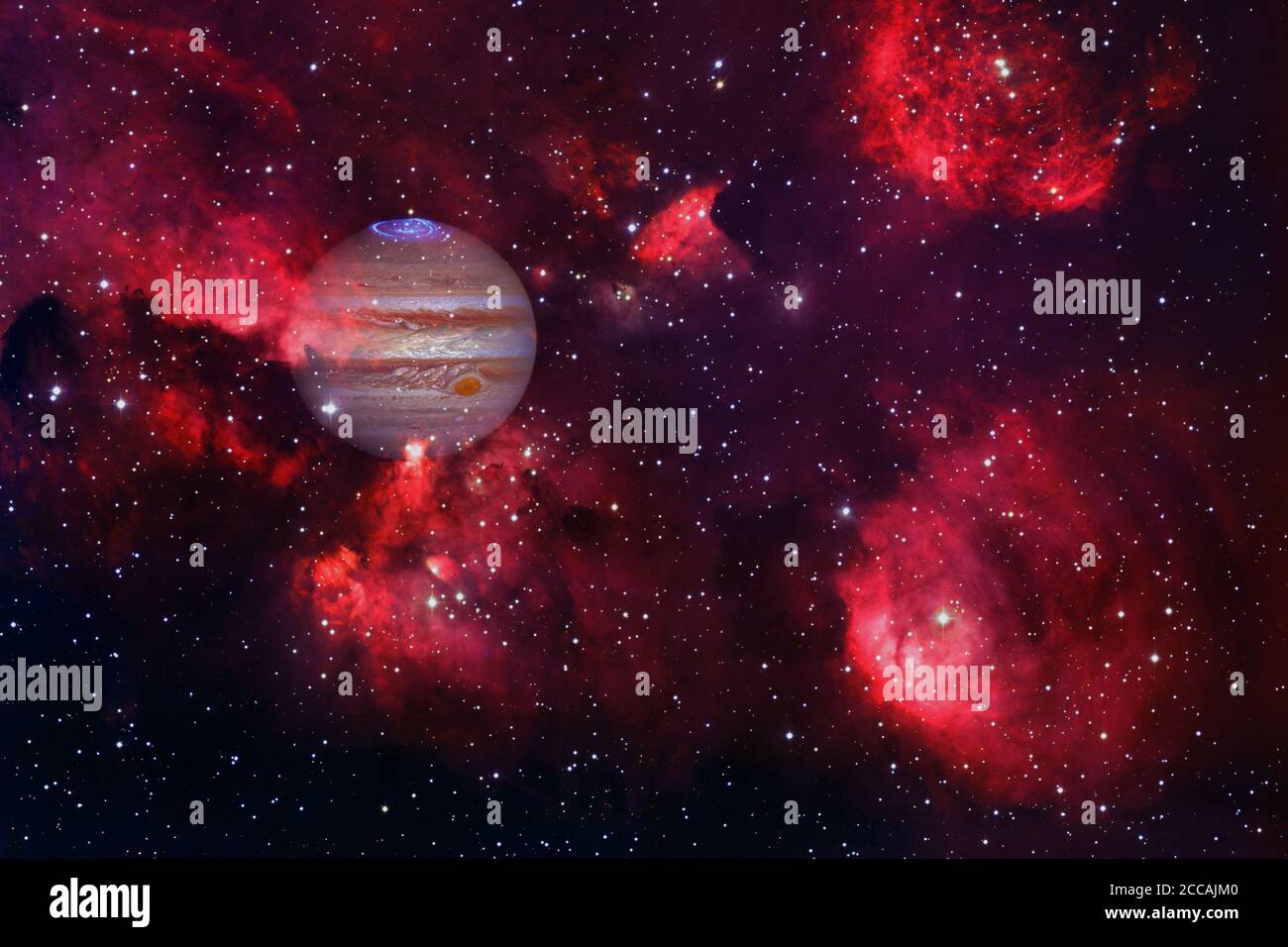 Jupiter. Solar system. Cosmos art. Elements of this image furnished by ...