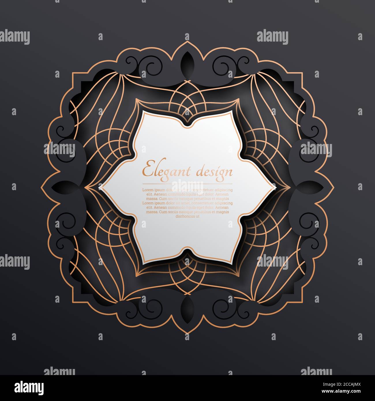 Arabic pattern borders hi-res stock photography and images - Alamy