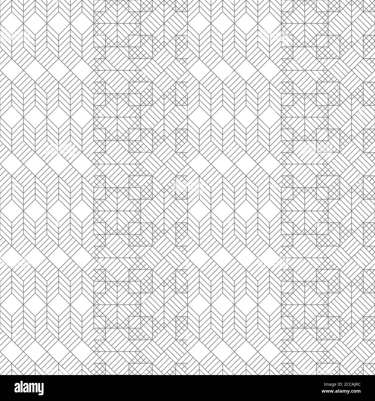 Vector seamless pattern. Modern stylish texture with thin lines which form regularly repeating ...