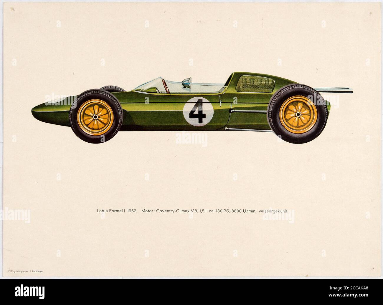 Formula 1 - Lotus. Museum: PRIVATE COLLECTION. Author: ANONYMOUS Stock ...