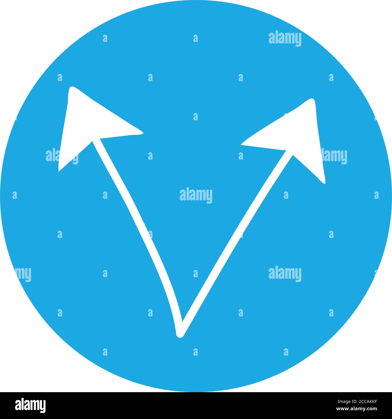 arrows thin directions left and right block style icon vector ...