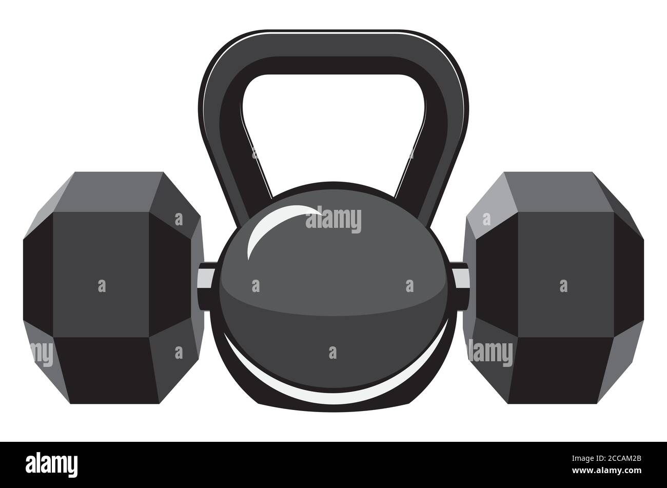 Kettlebell design hi-res stock photography and images - Alamy