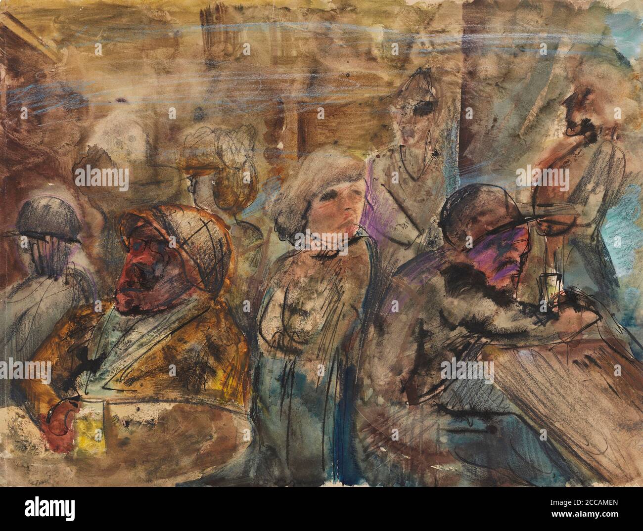 Fisherman's pub. Museum: PRIVATE COLLECTION. Author: OTTO DIX Stock ...