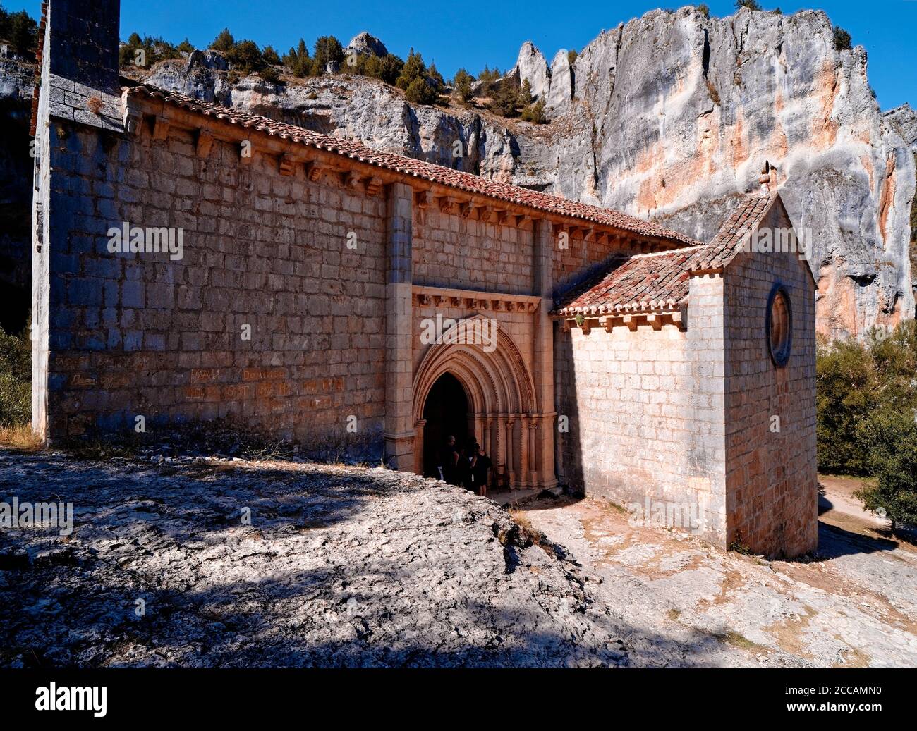 Hermitage of San Bartolome, Canyon of the Rio Lobos natural park. 12th ...