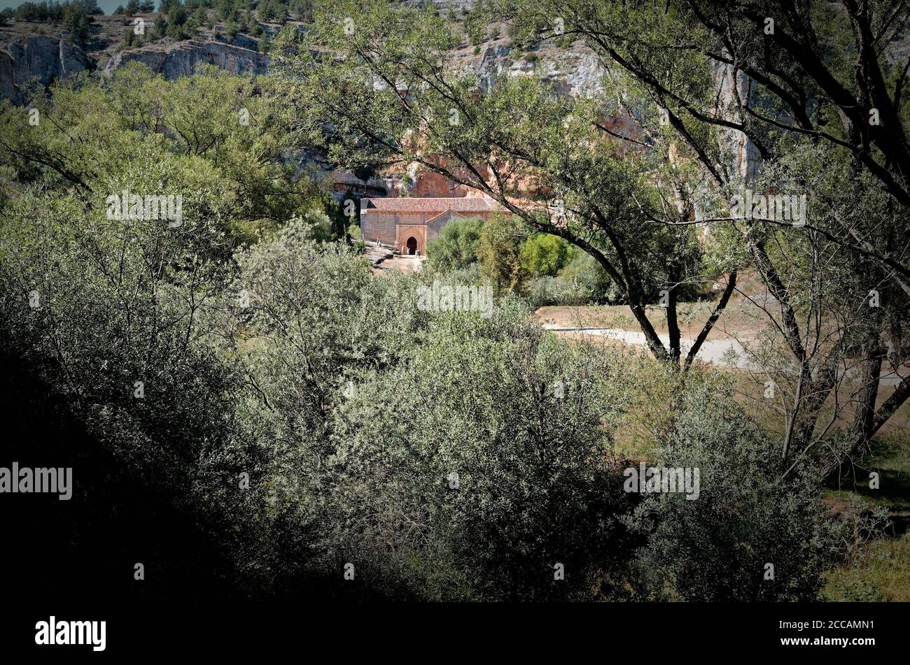 Hermitage of San Bartolome, Canyon of the Rio Lobos natural park. 12th ...